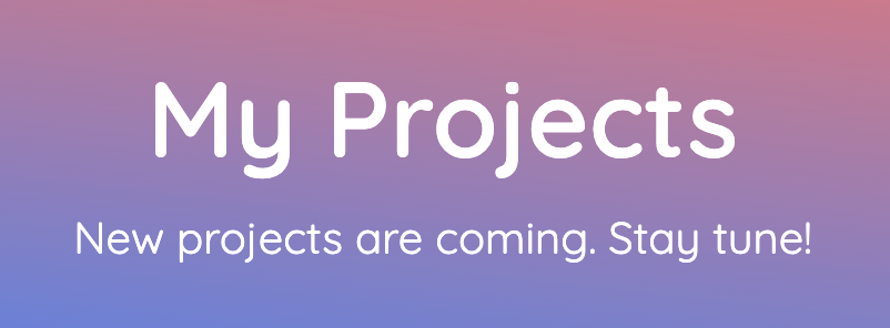Tim Jinna - My Projects Tim Jinna - My Projects